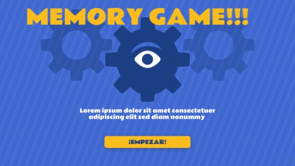 memory game!!! | Genially