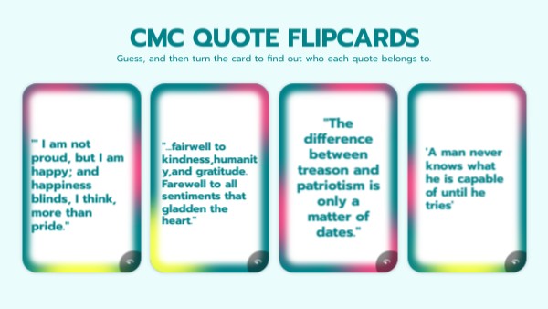 CMC quote Flipcards | Genially
