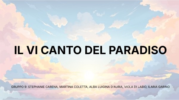 VI PARADISO | Genially