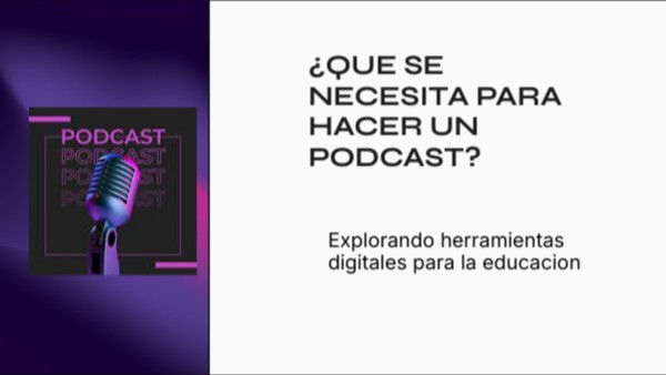 ¿Que se necesita para hacer un podcast? | Genially