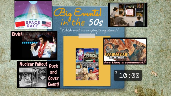 Big Events - for Game of Life in the 50s | Genially