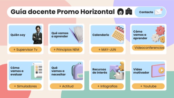 Guía docente Promo Horizontal 👩‍🏫 | Genially