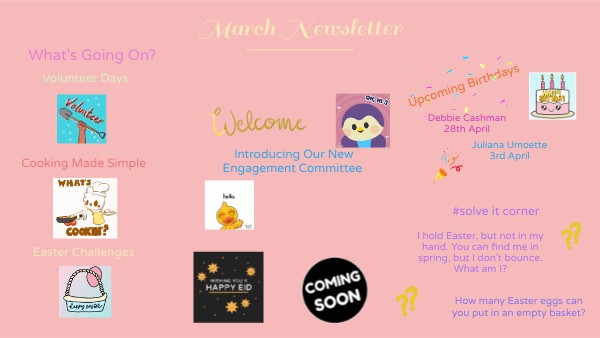 March Newsletter | Genially