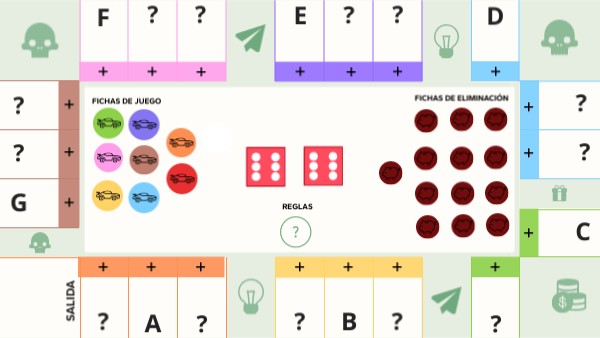 JUEGO TABLERO: preguntas de ortografícas | Genially