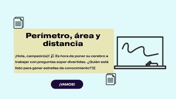 Perímetro, área y distancia | Genially