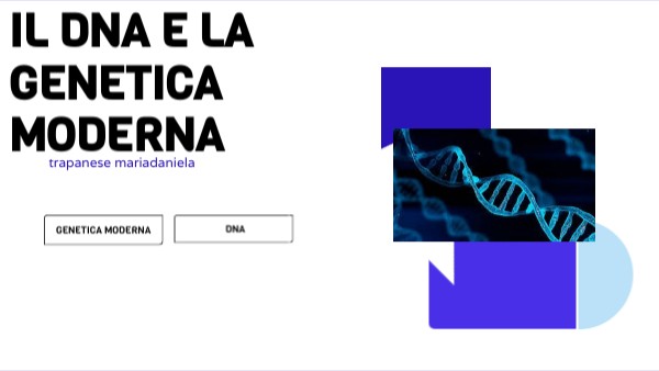 il dna e la genetica moderna | Genially