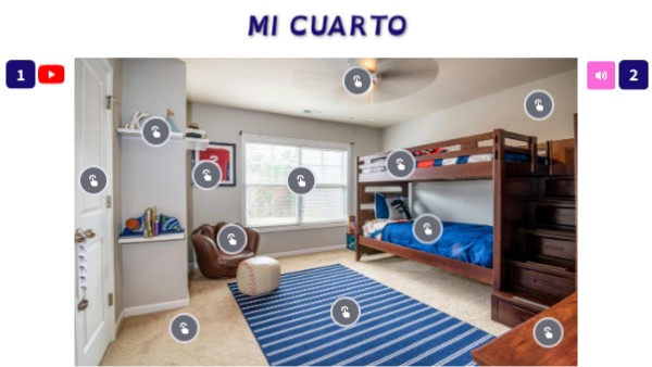 Mi cuarto - Etichette | Genially