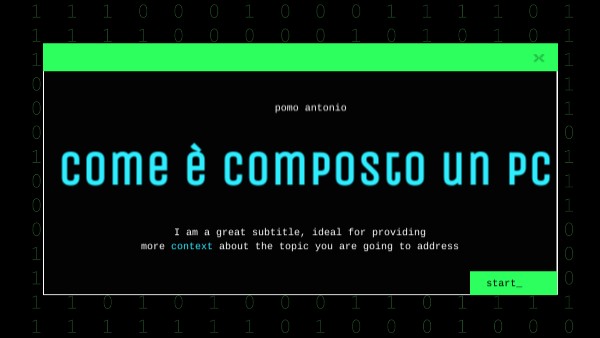 come è composto un pc | Genially