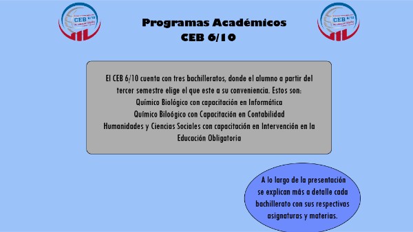 Programas Académicos | Genially