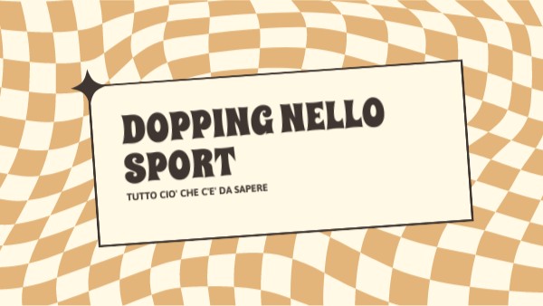 dopping nello sport | Genially