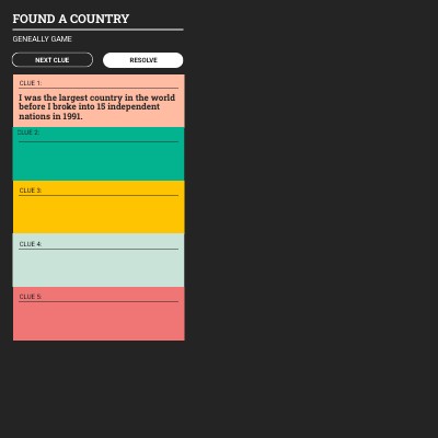 FOUND A COUNTRY | Genially