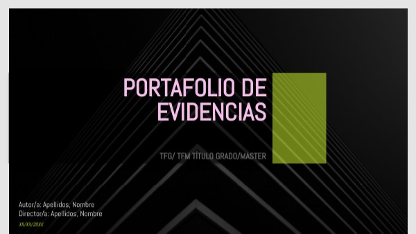 Portafolio de evidencias | Genially