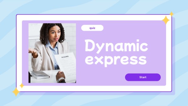 Dynamic Express Quiz | Genially