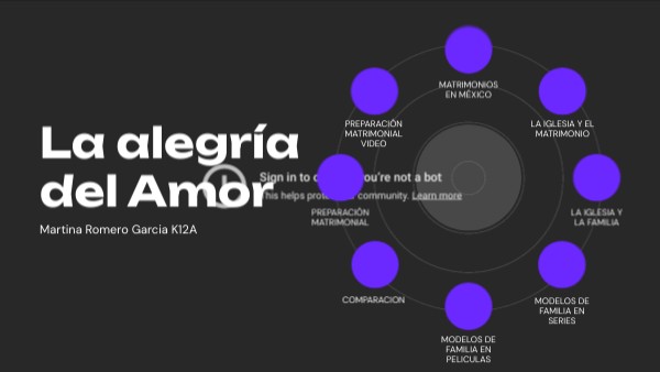 La alegría del Amor | Genially