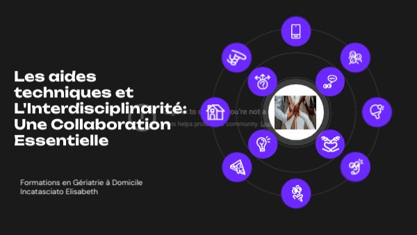Les aides techniques et L'Interdisciplinarité: Une Collaboration Essentielle | Genially
