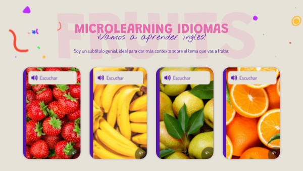 Microlearning Idiomas | Genially