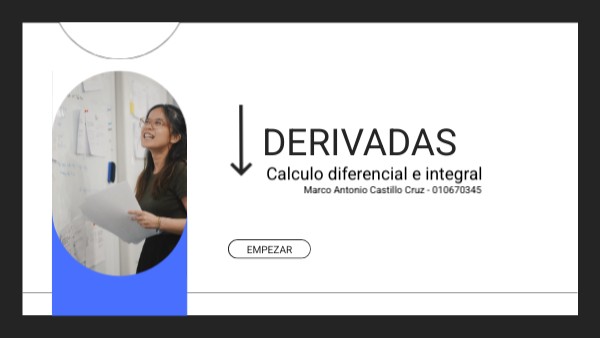Cálculo diferencial e integral | Genially