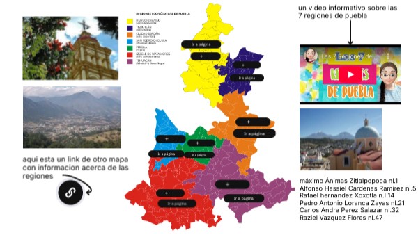 mapa de las regiones de puebla | Genially
