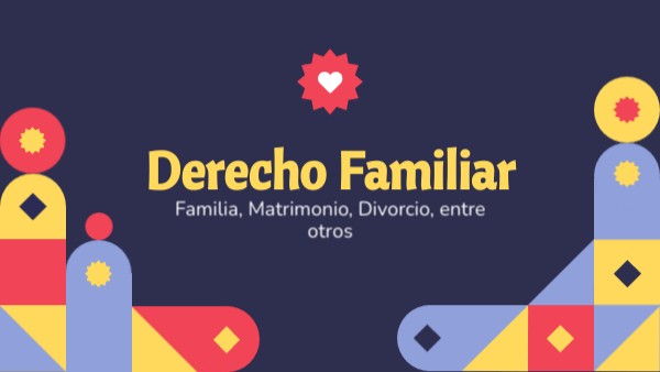 Derecho Familiar | Genially