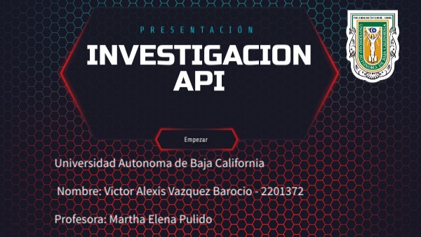 Investigacion API | Genially