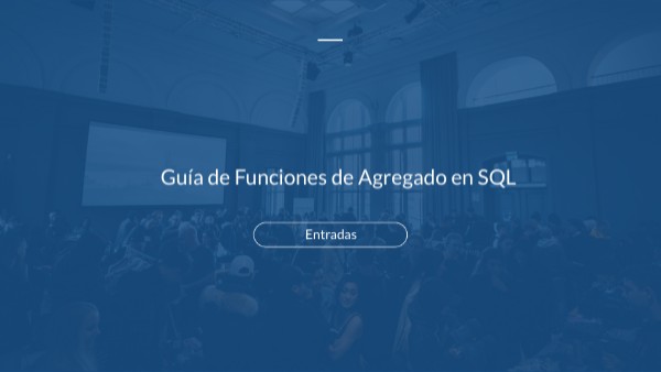 Guía de Funciones de Agregado en SQL | Genially