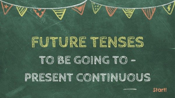 Future: Be going to - Present Continuous | Genially