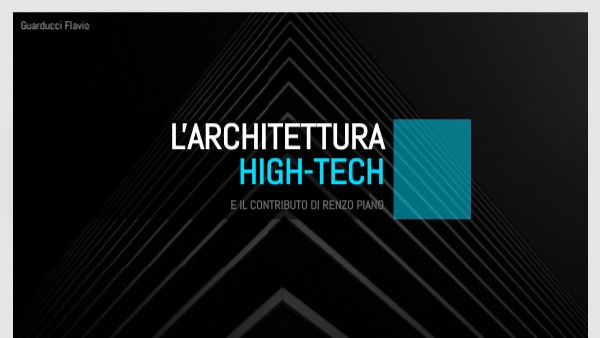 L'architettura High-tech | Genially
