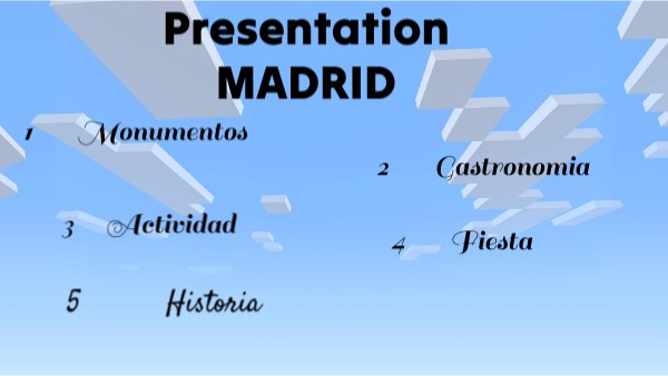 Presentation MADRID | Genially