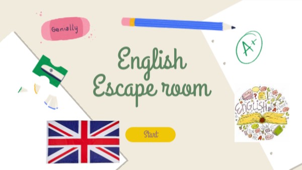 English Escape room | Genially