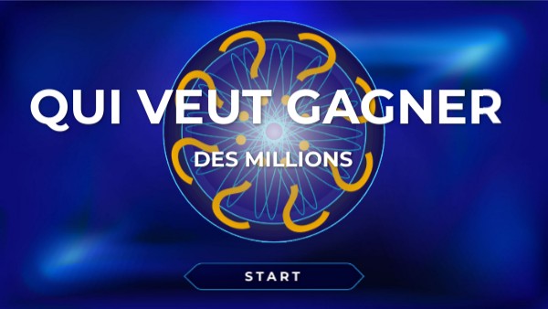 Qui veut gagner des millions - vocabulaire technologie | Genially