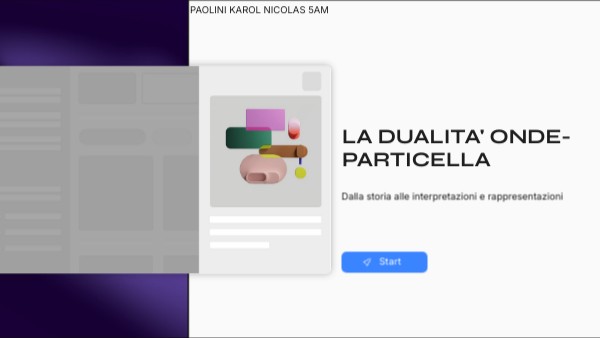 la dualita' onde-particella | Genially