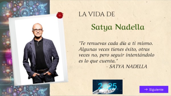 LA VIDA DE SATYA NADELLA | Genially