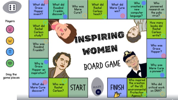 Inspiring Women Board Game | Genially
