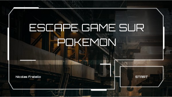 escape game sur pokemon | Genially