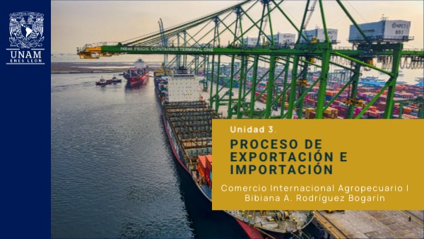 Proceso de exportación e importación | Genially