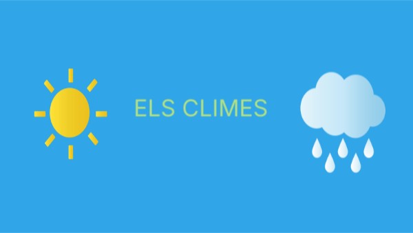 ELS CLIMES | Genially