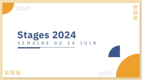Stages 2024 | Genially