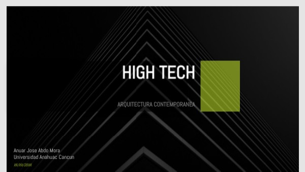 HIGH TECH | Genially