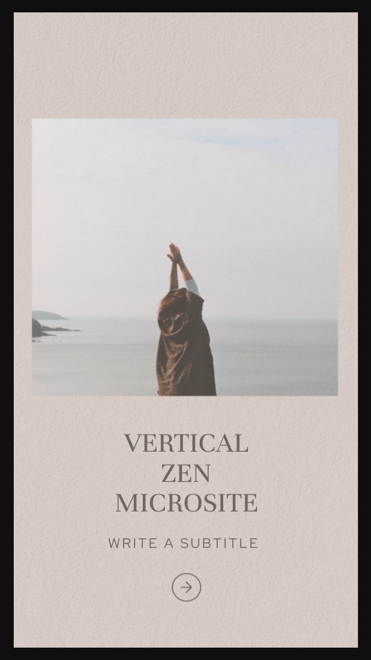 VERTICAL ZEN MICROSITE | Genially