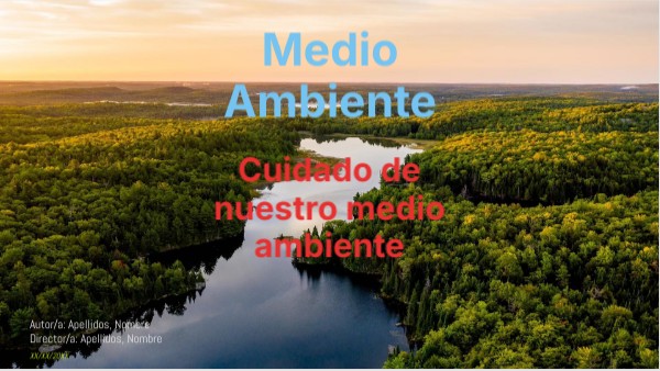 MedioAmbiente | Genially