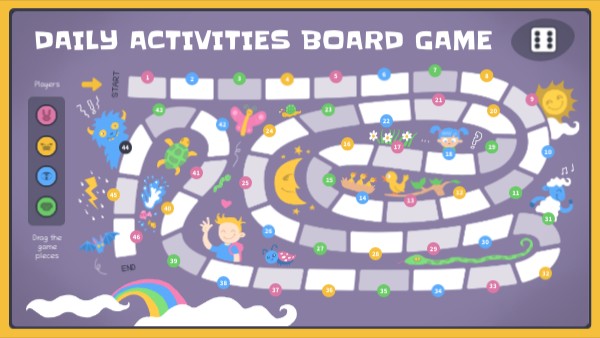 Daily activities board game | Genially