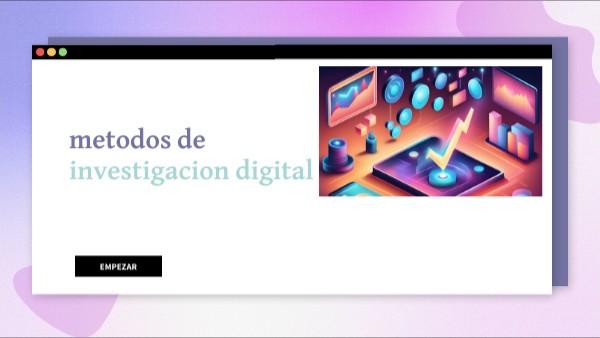 metodos de investigacion digital | Genially