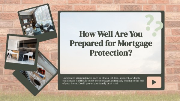 How Well Are You Prepared for Mortgage Protection? | Genially