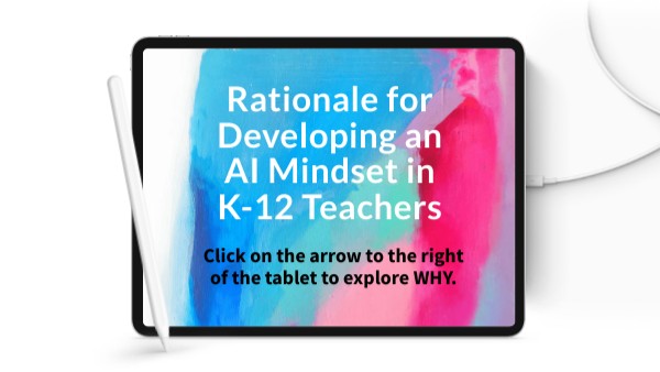 Click on the arrow to the right of the tablet to explore WHY. | Genially