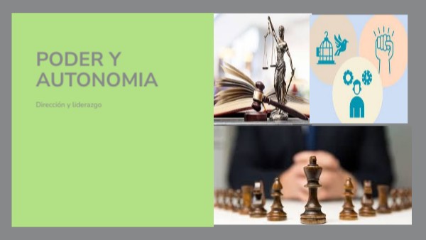 PODER Y AUTONOMIA | Genially