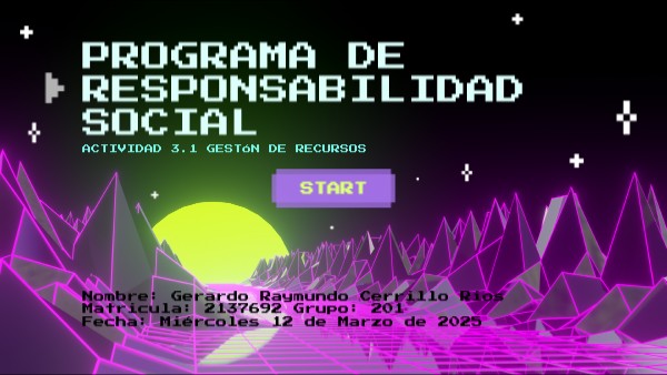 Programa de responsabilidad social | Genially