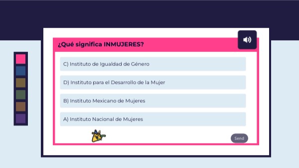 PREGUNTA 1/6 - espectáculo | Genially