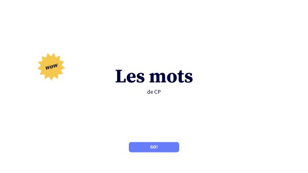 Dictée CP - MdlM | Genially