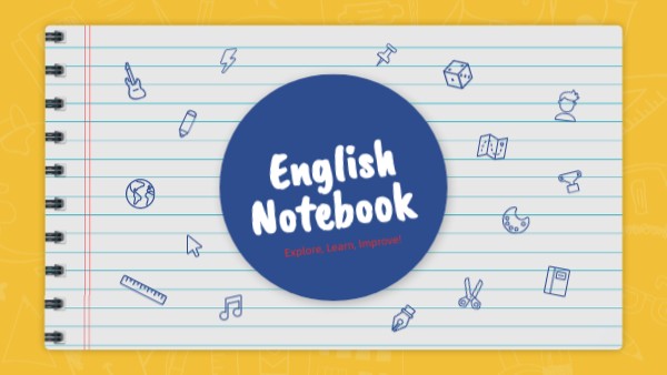 English Notebook | Genially