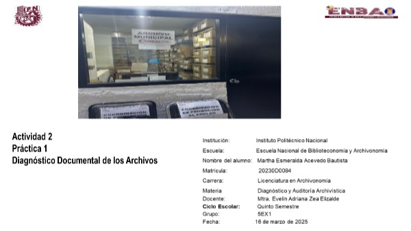 Diagnóstico Documental de Archivos | Genially